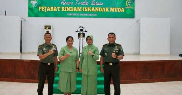 Danrindam IM Pimpin Acara Tradisi Satuan Pejabat Rindam Iskandar Muda