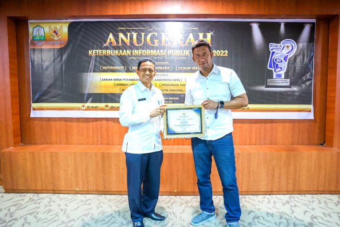 DPKA Raih Penghargaan Anugerah Keterbukaan Informasi Publik 2022