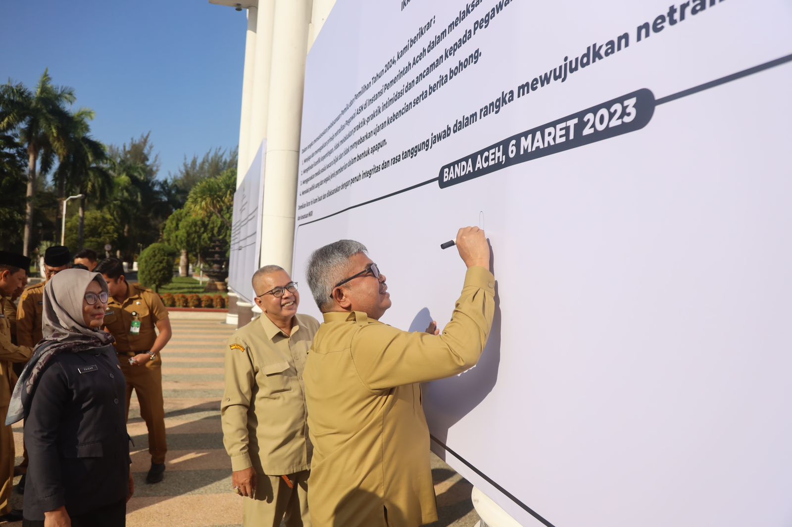 ASN Pemerintah Aceh Ikrarkan Netralitas pada Pemilu 2024