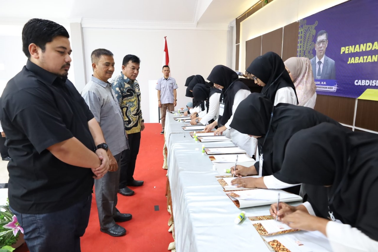 PPPK Guru Banda Aceh dan Aceh Besar Teken MoU Perjanjian Kerja