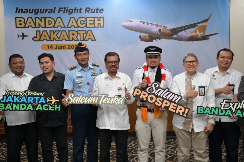 Maskapai Super Air Jet Buka Rute Aceh- Jakarta