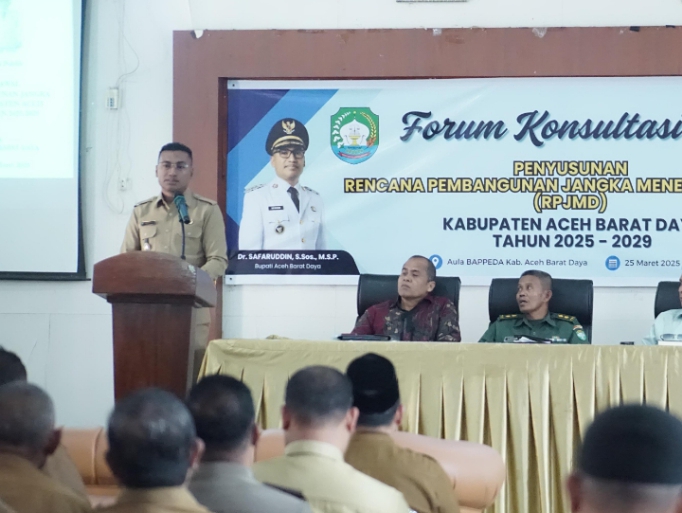 RPJMD Abdya 2025–2029, Bupati Ajak Masyarakat Berpartisipasi dalam Perencanaan Pembangunan
