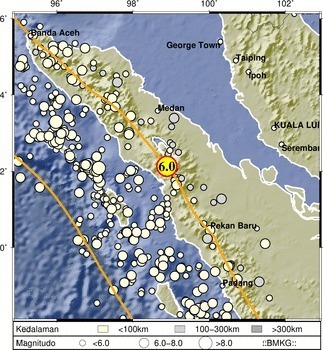 Gempa Tektonik 6,0 Magnitudo di Tapanuli Utara, Tak Berpotensi Tsunami