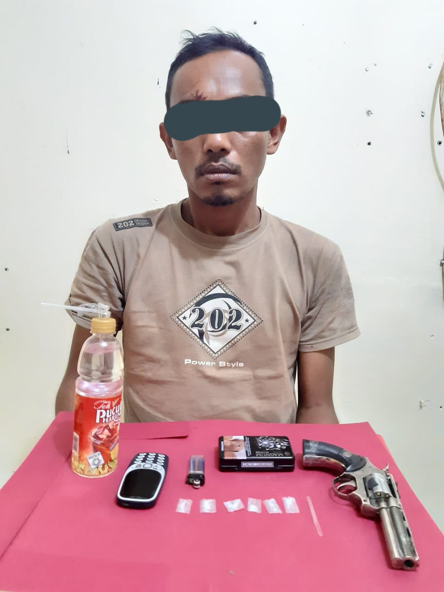 Pistol Revolver Polisi