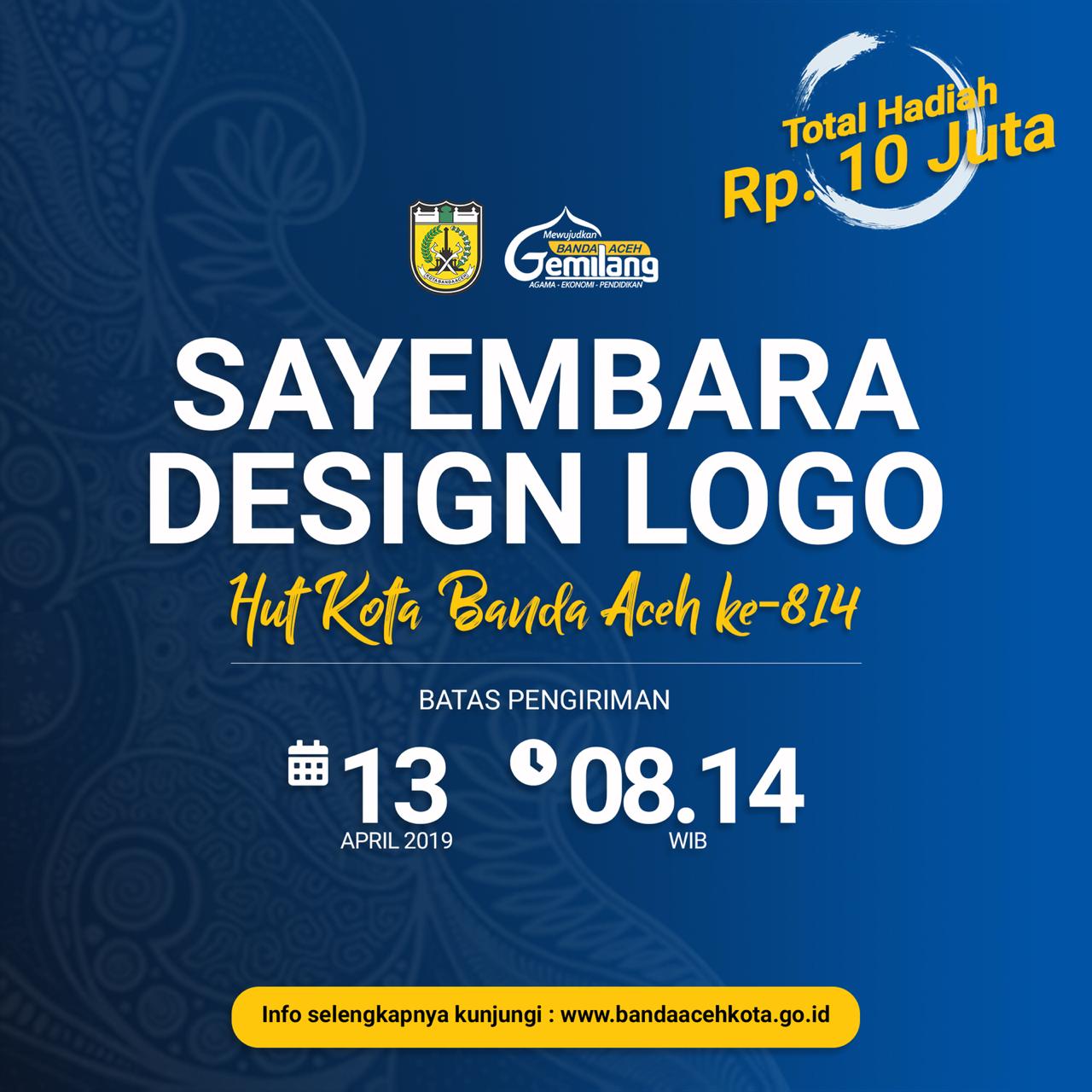 Pemko Banda Aceh Gelar Sayembara Desain Logo HUT Kota, Total Hadiahnya ...