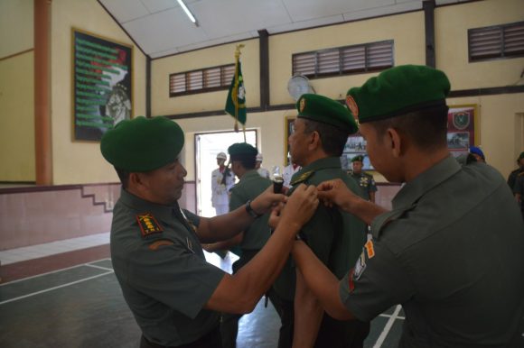 Danrem 011 Pimpin Acara Penerimaan dan Pelepasan Perwira Korem